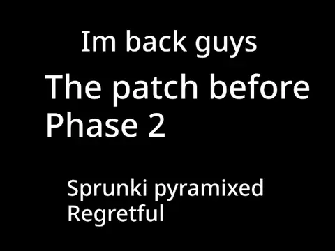 Sprunki Pyramix Regretful Animations - Play Online Free | Gosprunki