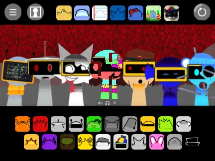 Sprunki Retake Robot - Robotic Music Mixing Game | Gosprunki.net