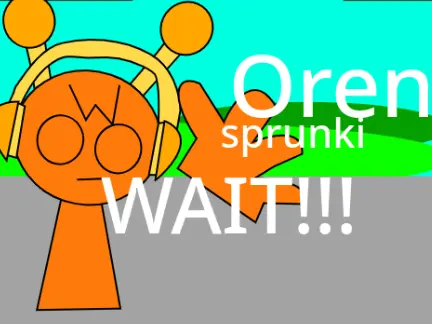 Wait Sprunki Oren Game | Free Online Music Creation